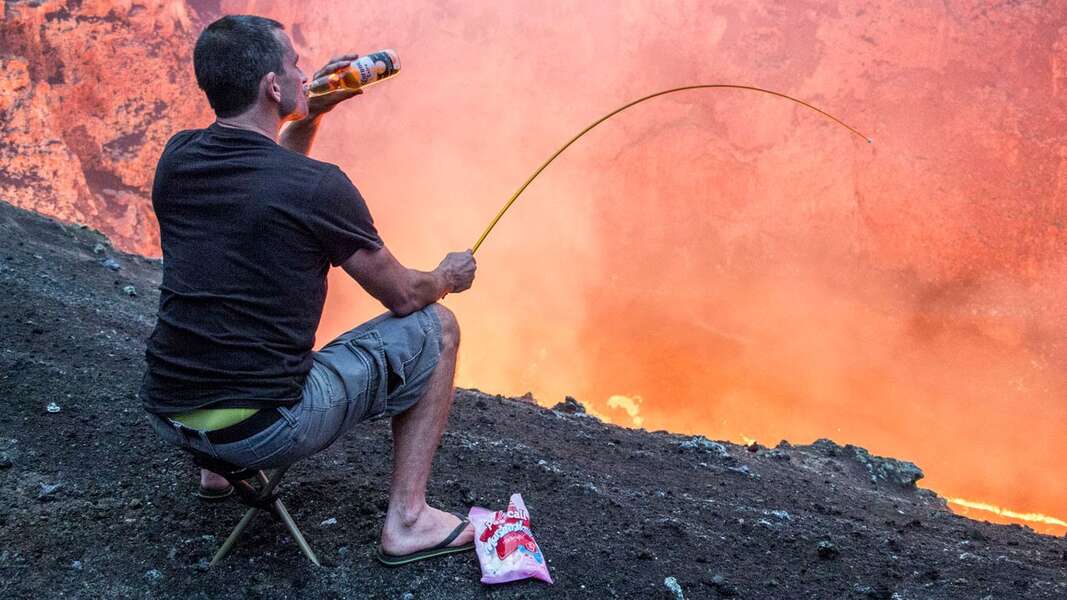 Marshmallow Roasting on a Volcano: Simon Turner Roasts Marshmallows ...
