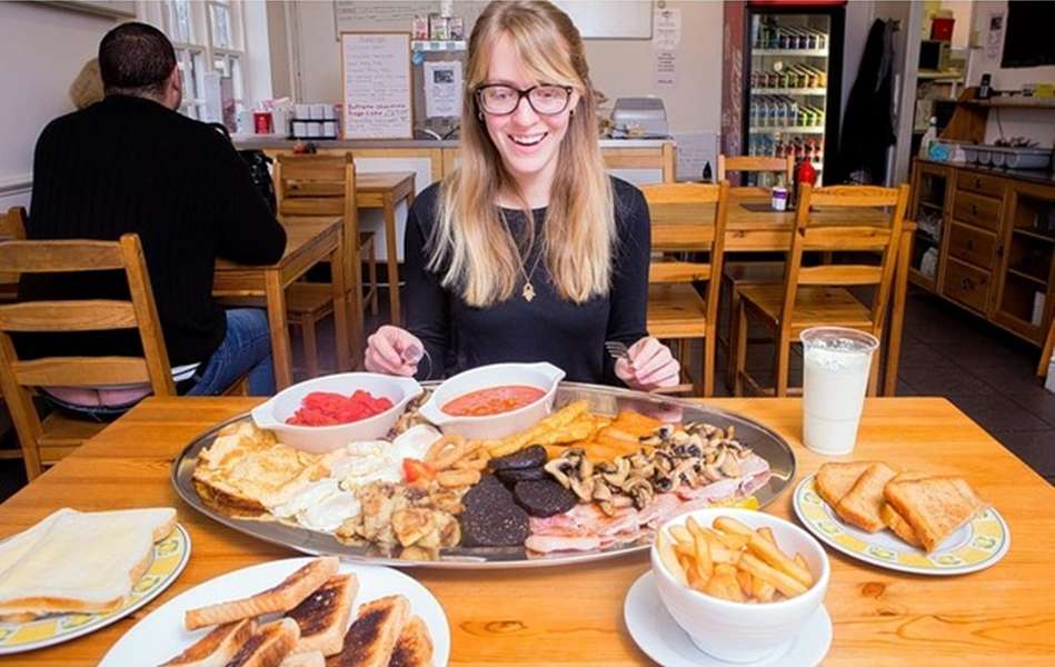 Biggest Eating Challenge Breakfast - Corner Cafe Portishead - Thrillist