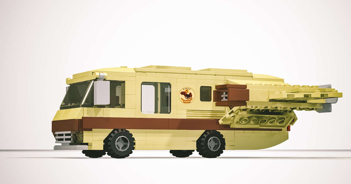Spaceballs The LEGO Kit Replica Of Eagle 5 Winnebago - Thrillist