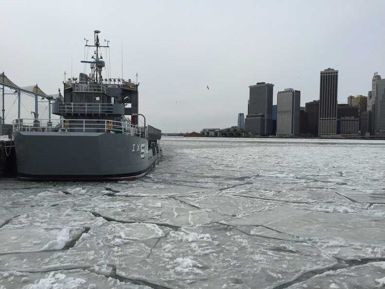 The East River is made of ice right now - Thrillist