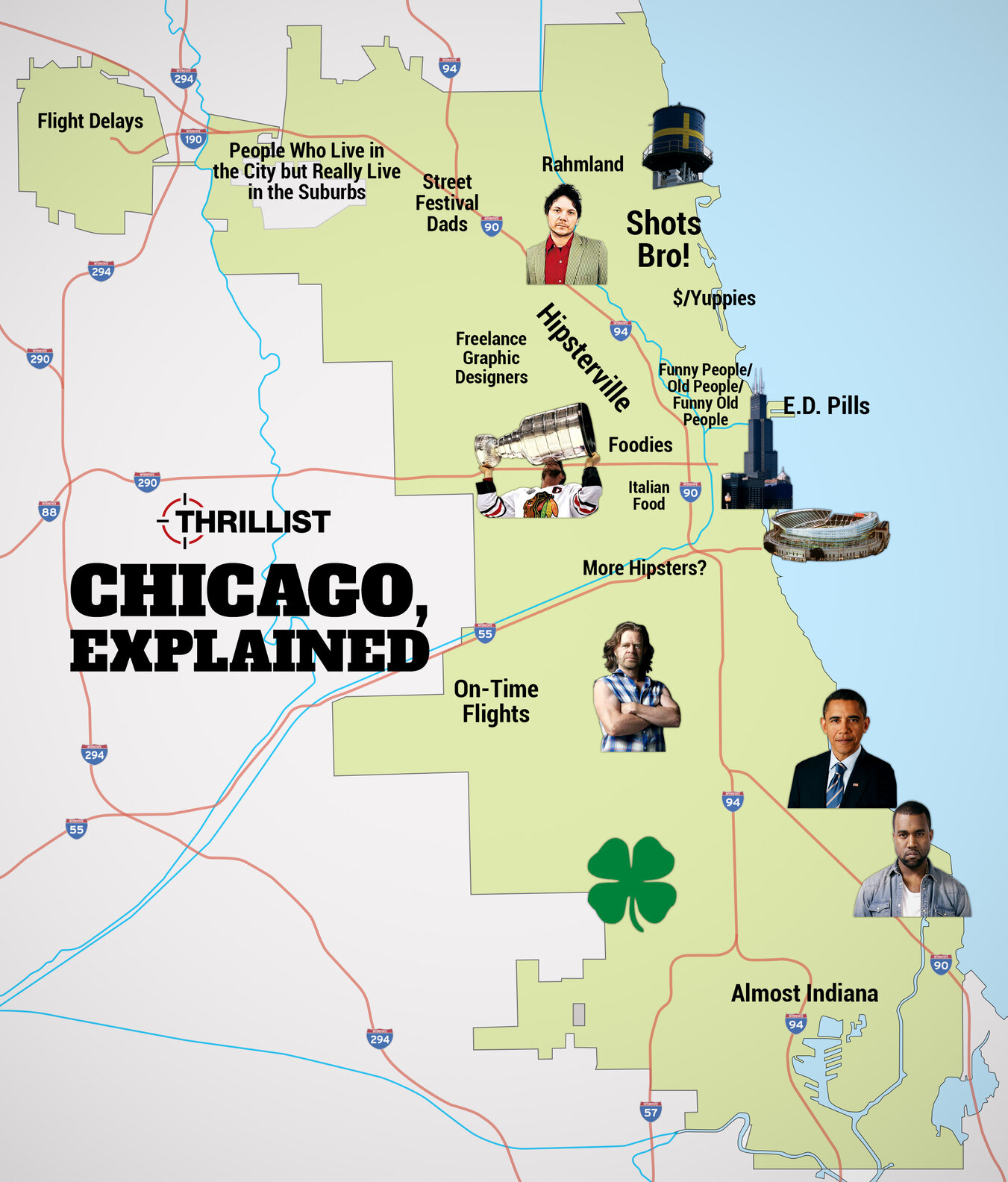 Chicago Neighborhood Stereotypes [Infographic] - Thrillist