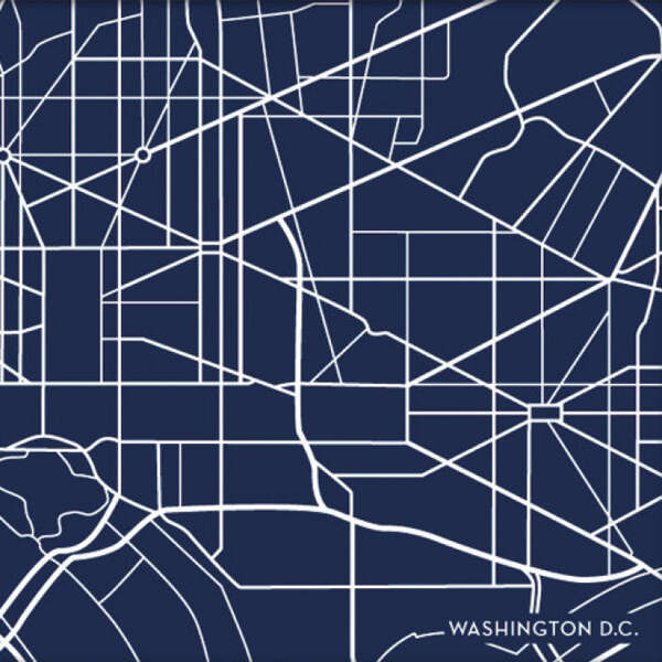Minimalist DC Map - Own - Thrillist Washington DC
