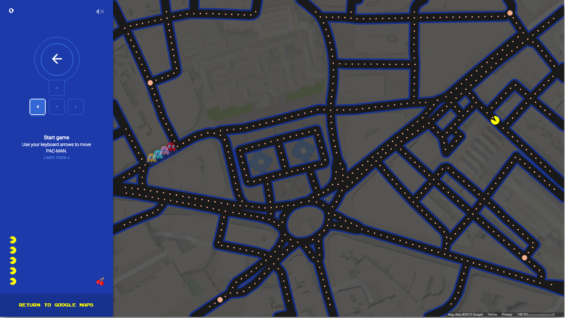 Google Maps Turns Into Pac-Man Game - Thrillist