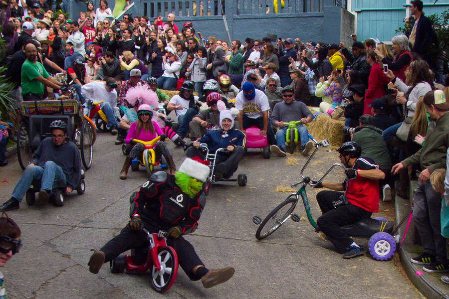 Bring Your Own Big Wheel race video in San Francisco - Thrillist