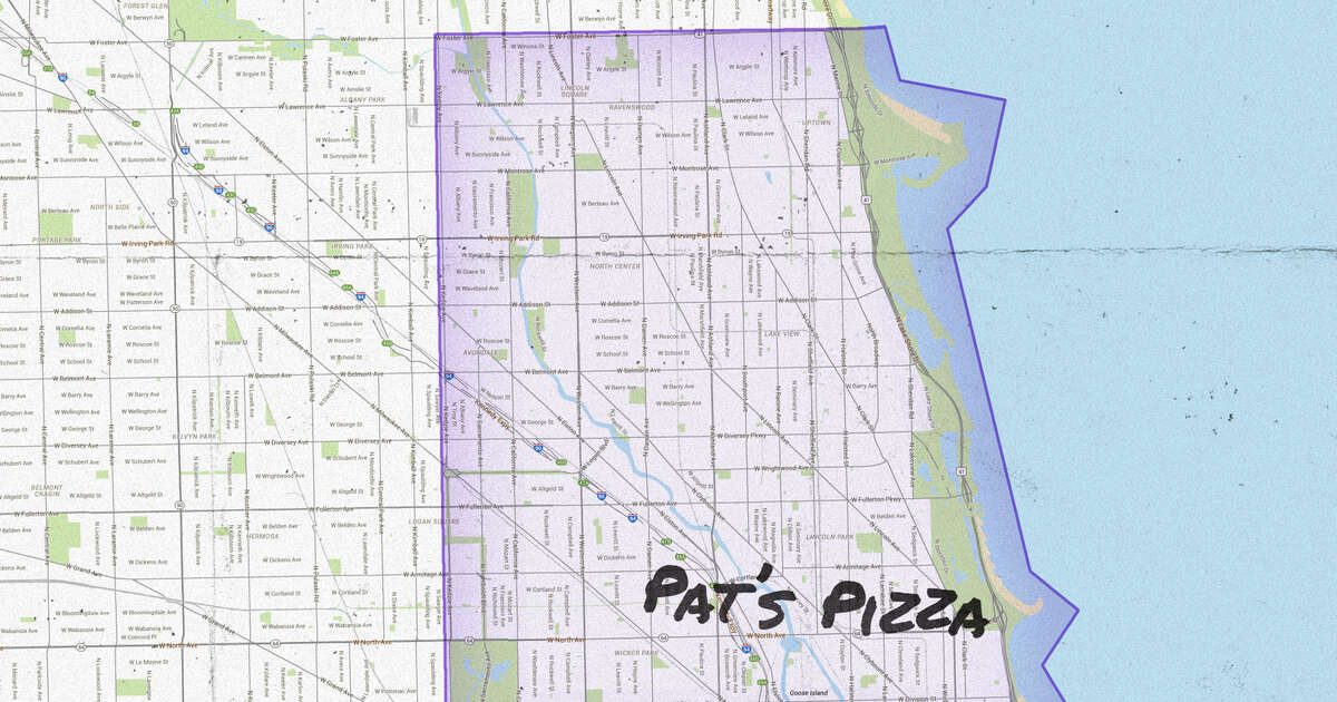 Chicago Pizza Delivery Map - Piece Salernos Pequods and More - Thrillist