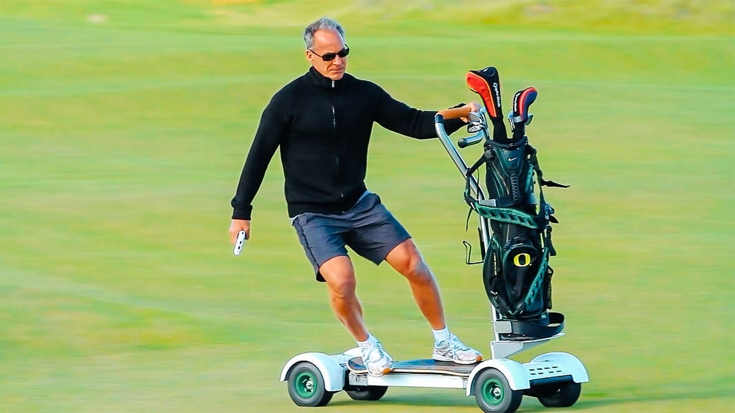 The GolfBoard - The Stand-Up Golf Kart - Thrillist