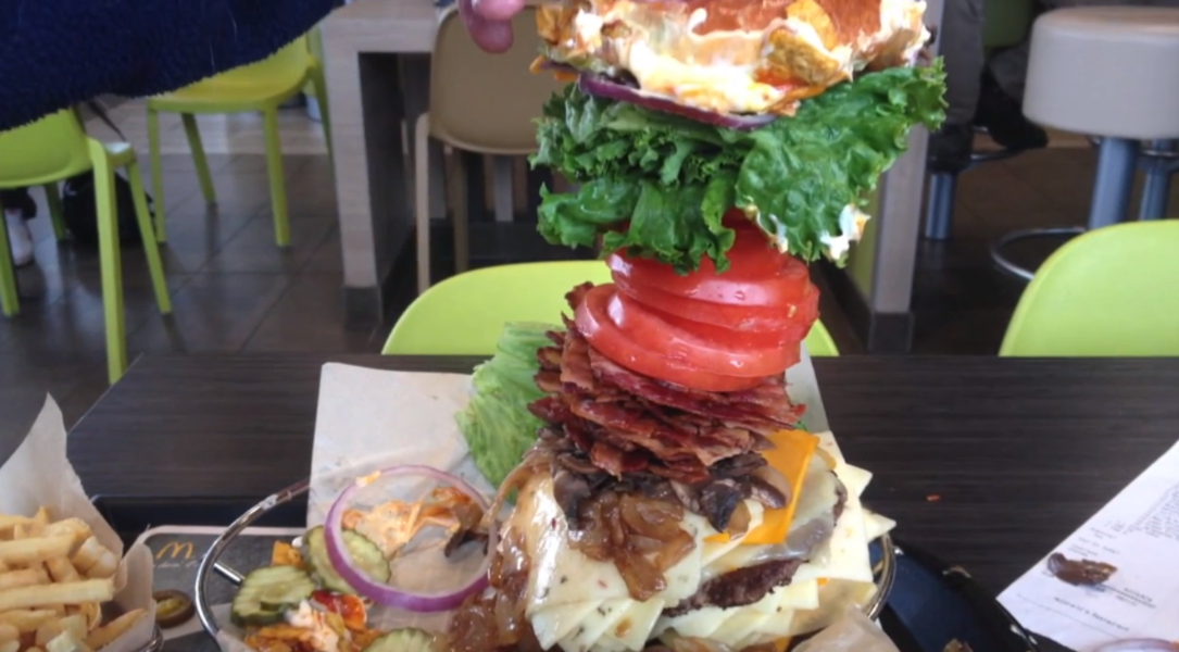 The Big Max Burger - McDonald's Create Your Taste Kiosk - Thrillist