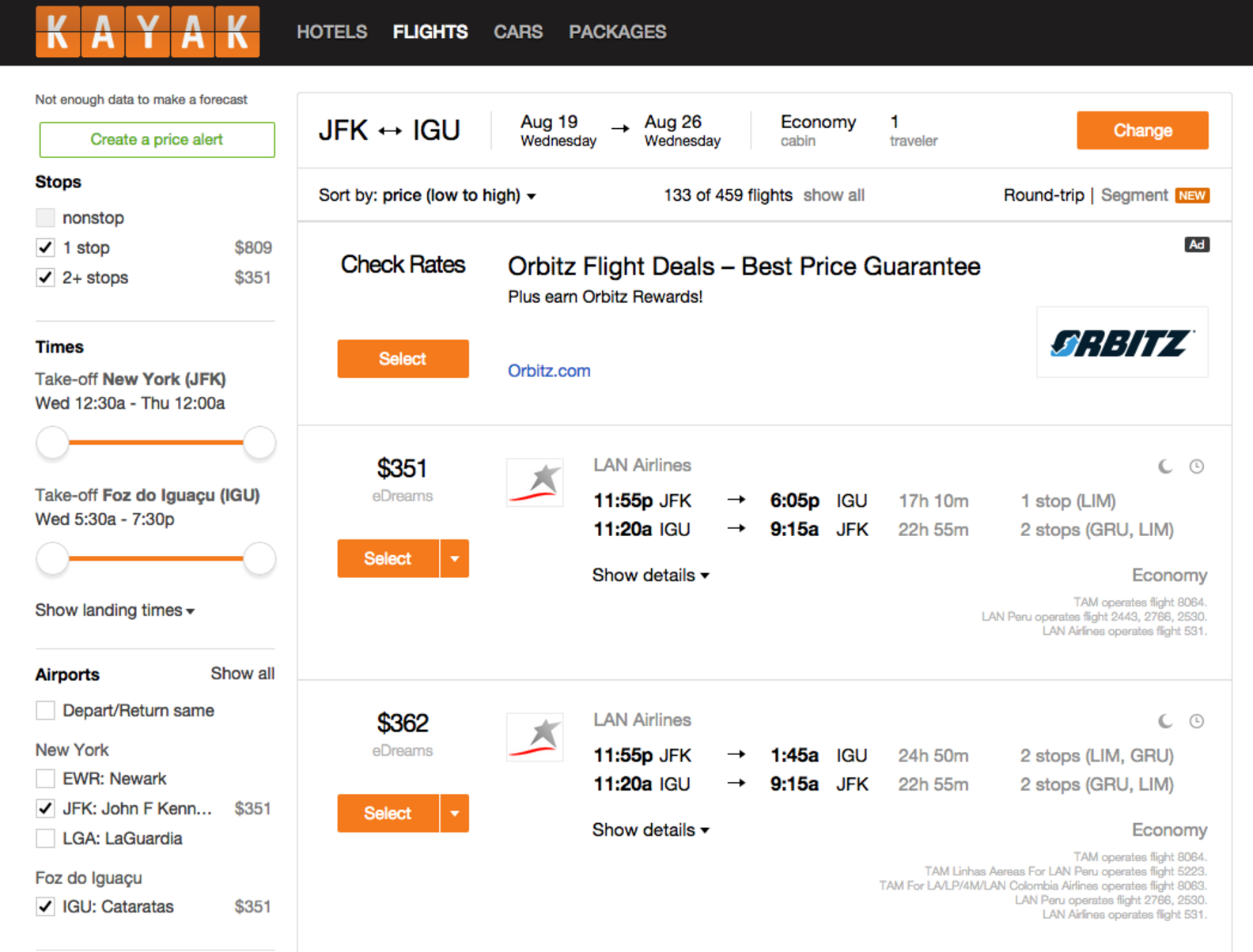 Cheap Flight To Brazil: JFK To IGU From $350 - Thrillist