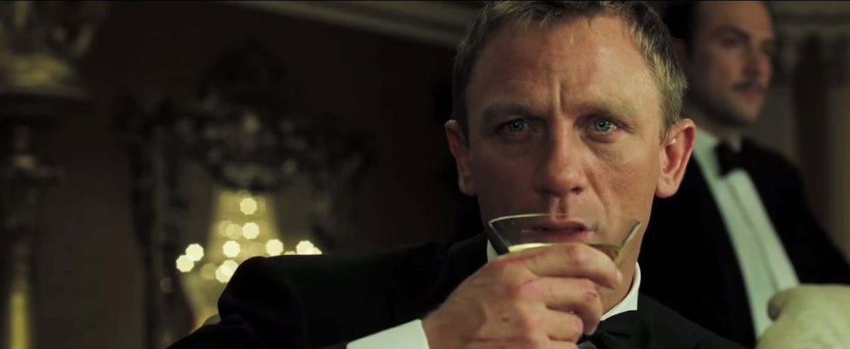 How Much Does James Bond Drink In Each Film? - Infographic - Thrillist