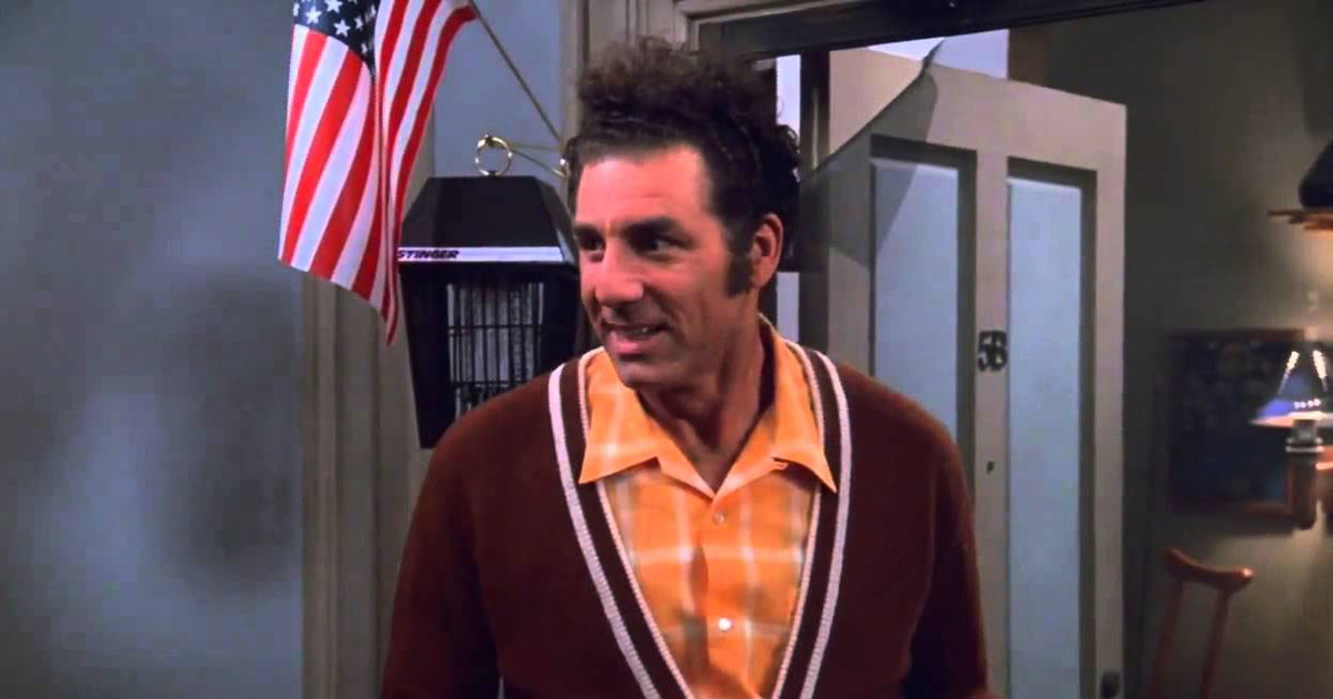 Video of Kramer entrance messed up on Seinfeld Set - Thrillist