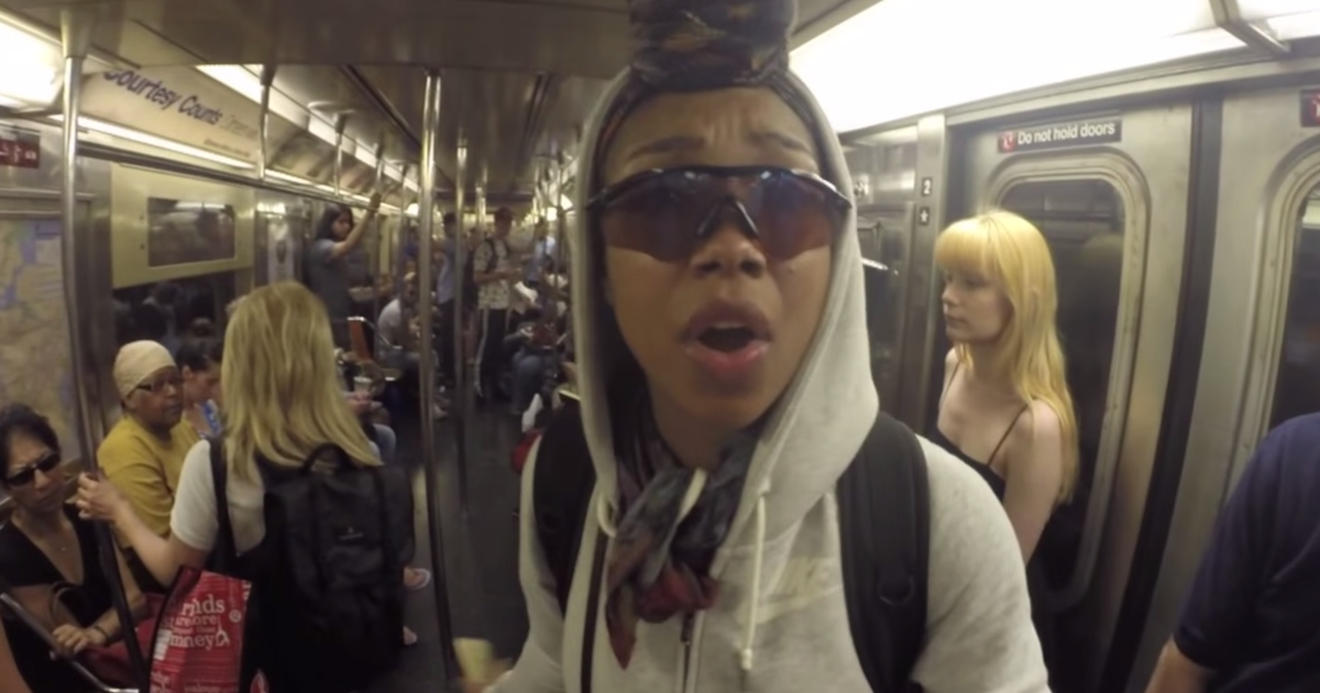 Brandy Sings on NYC Subway 1 Train, Nobody Cares - Thrillist