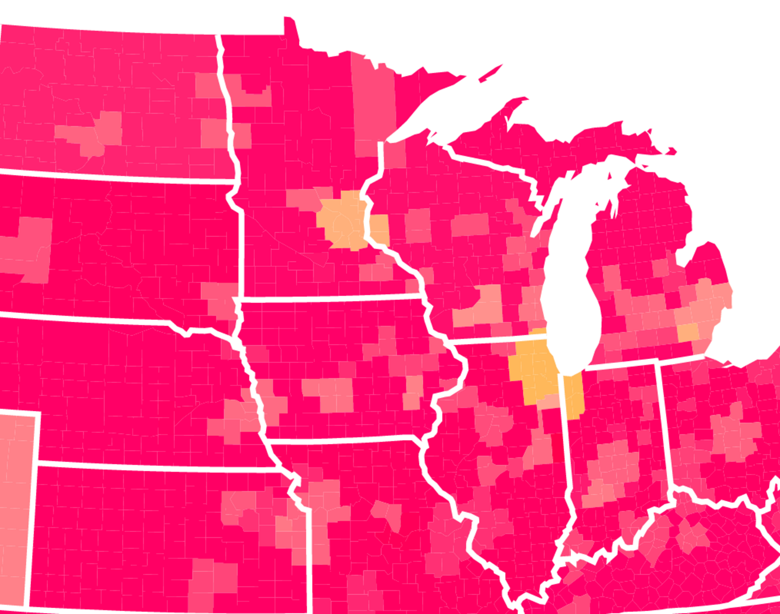 Cost of Living Map: Purchasing Power of $100 in Every Major US City and ...