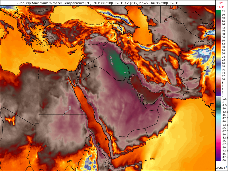 165 Degree Temperature Recorded in Bandar Mahshahr, Iran - Thrillist