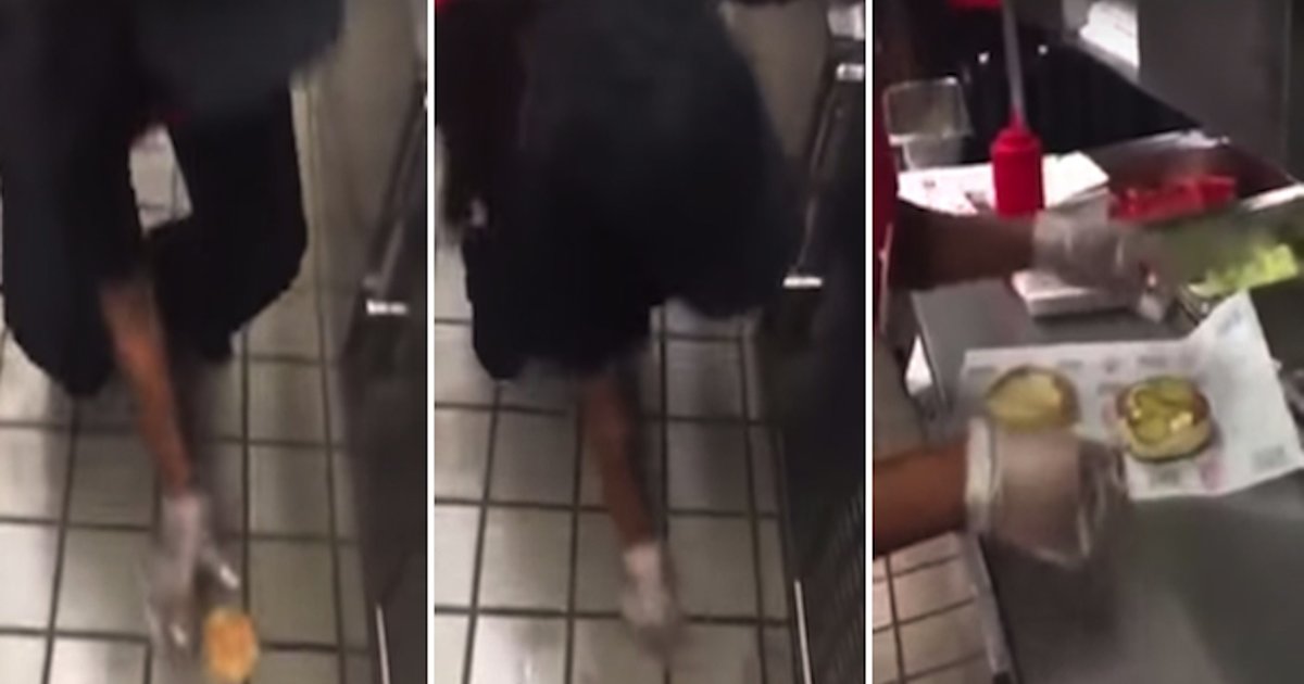 Video Shows Checkers Employee Wiping Bun on Floor, Company Responds ...