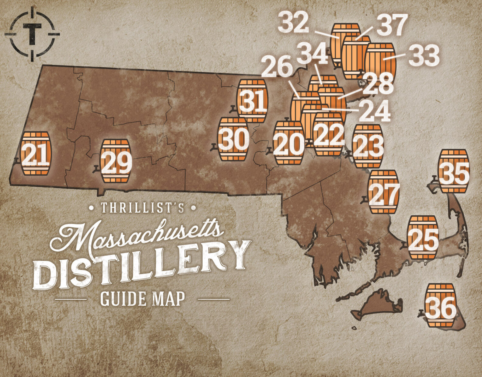 The Ultimate Guide to New England's 61 Distilleries - Thrillist