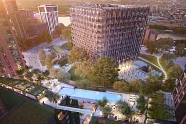 Nine Elms Sky Pool - Glass Bottom Sky Pool in London - Thrillist