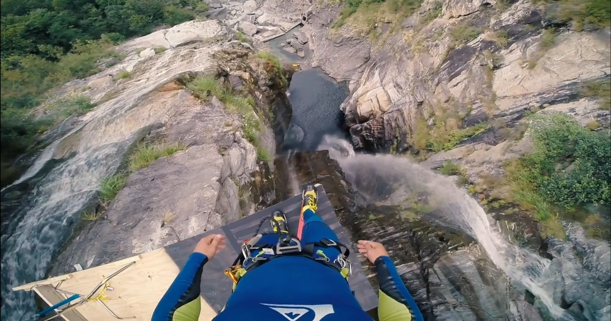 World Record High Dive Set in Switzerland by Laso Schaller for Red Bull ...