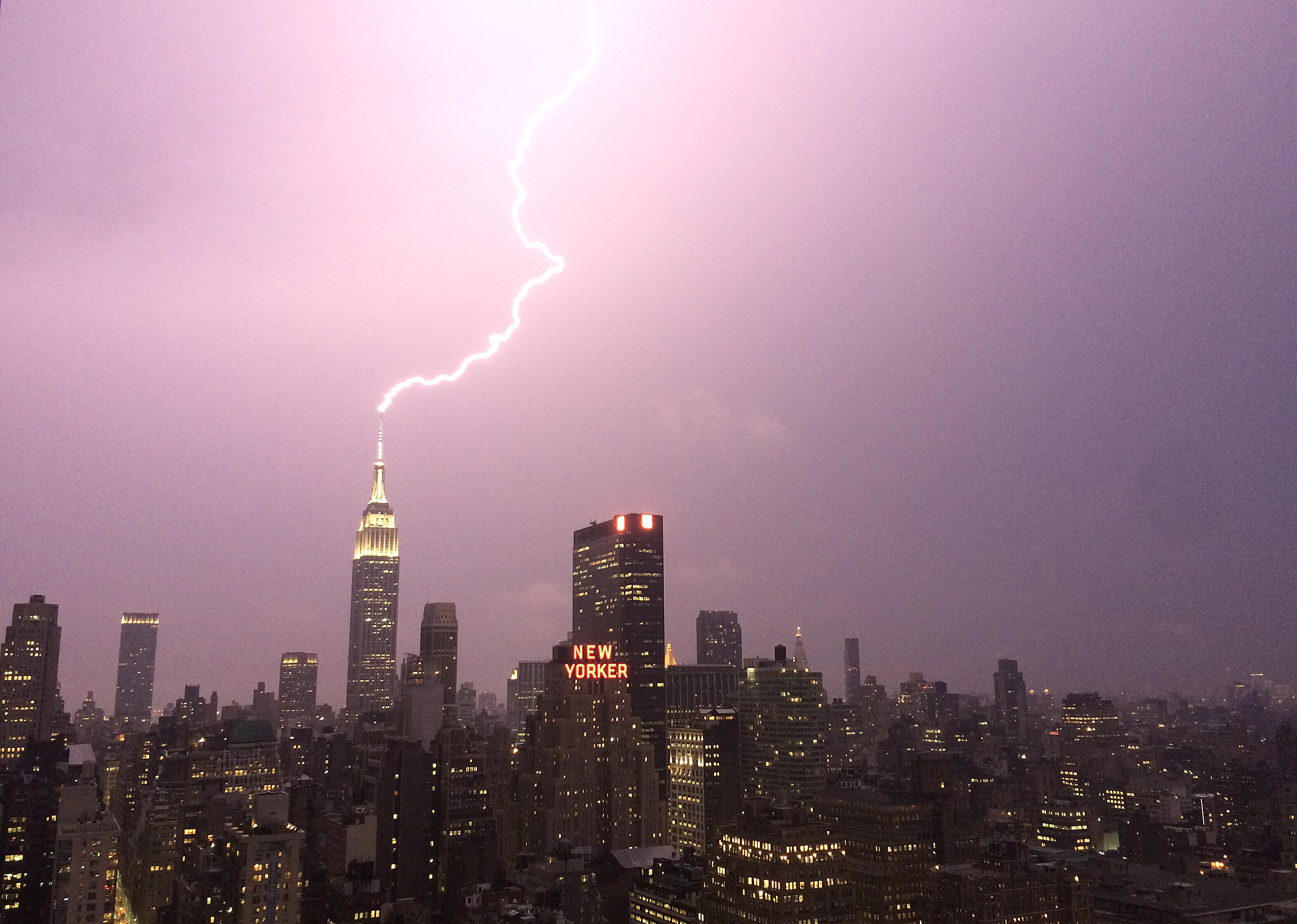 Lightning Strikes World Landmarks - Thrillist