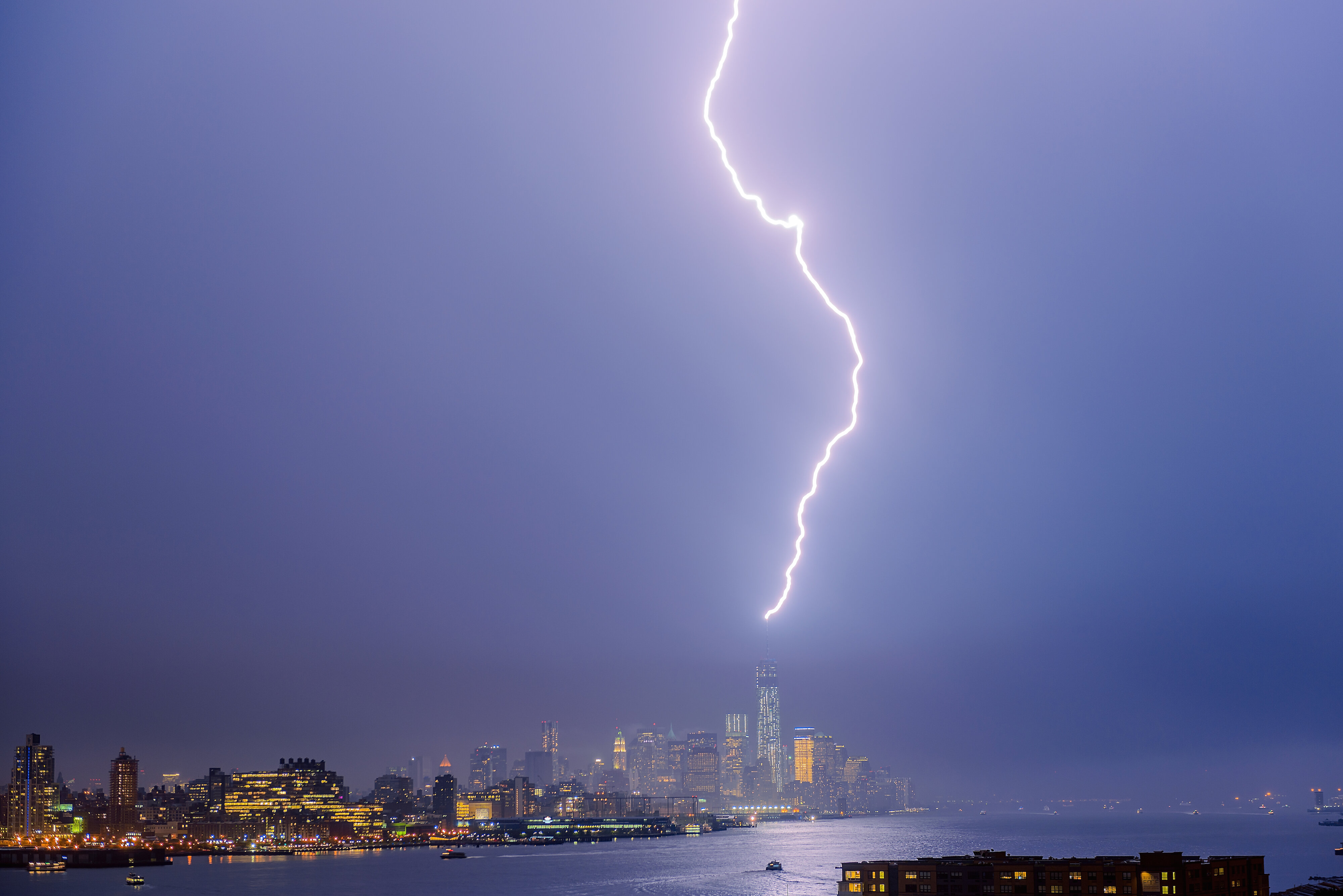 Lightning Strikes World Landmarks - Thrillist
