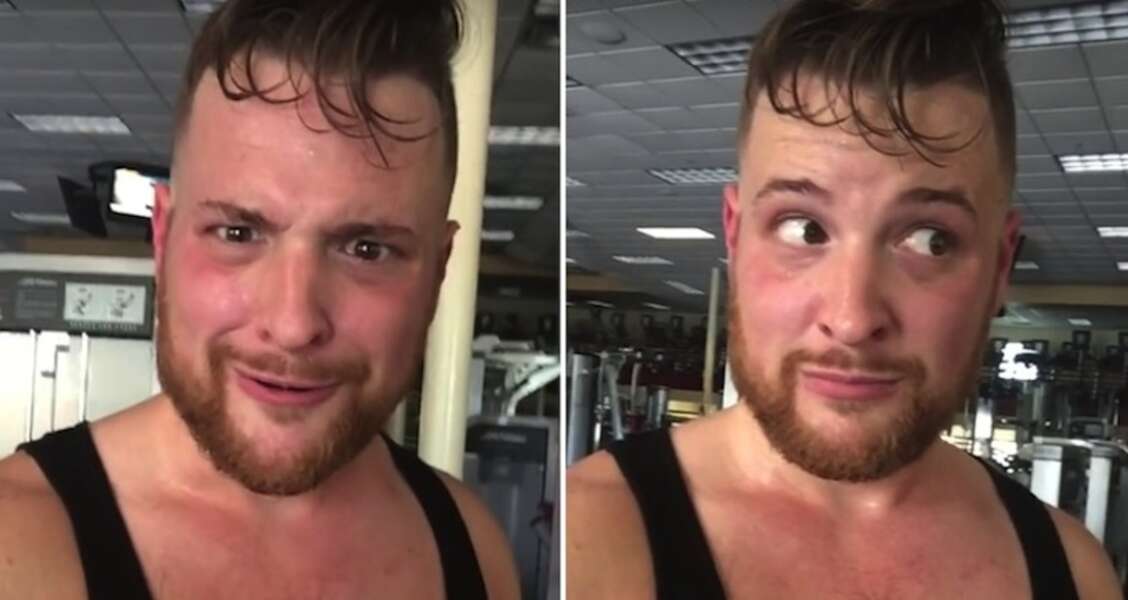 Watch: Man Finds Out He's Been Locked Inside Closed Gym - Thrillist