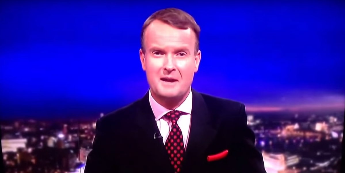 Watch This BBC Anchor Pull A Ron Burgundy Teleprompter Fail - Thrillist