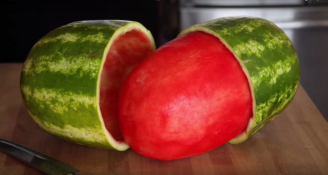 How To Skin a Watermelon Video - Thrillist
