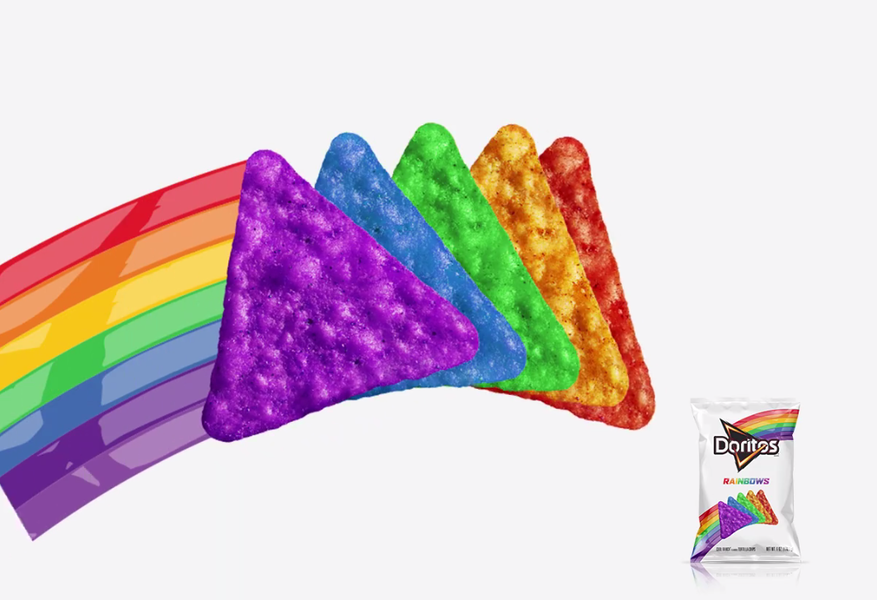 New Rainbow Doritos Support the LGBT Community - Thrillist