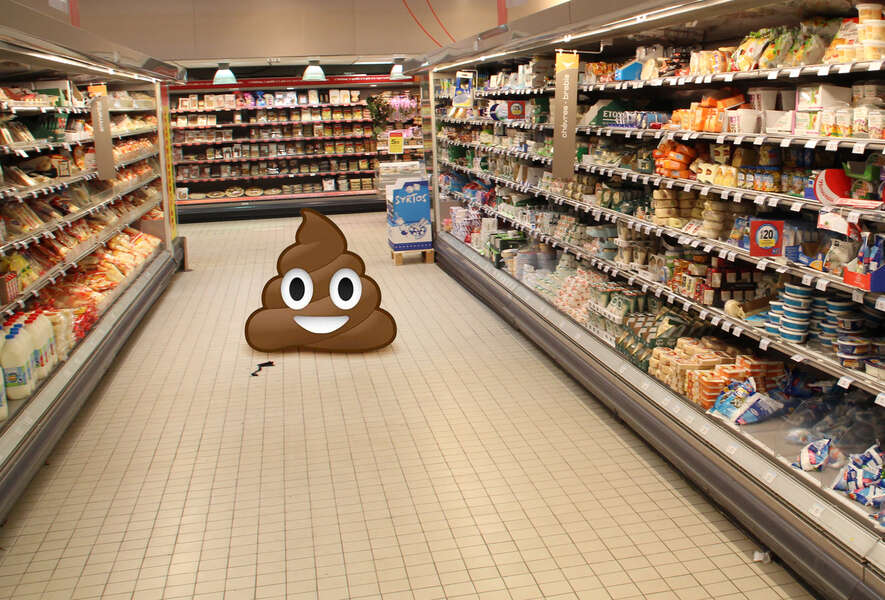 Kid Shakes Huge Turd onto Supermarket Aisle Like It's Not Even a Thing ...
