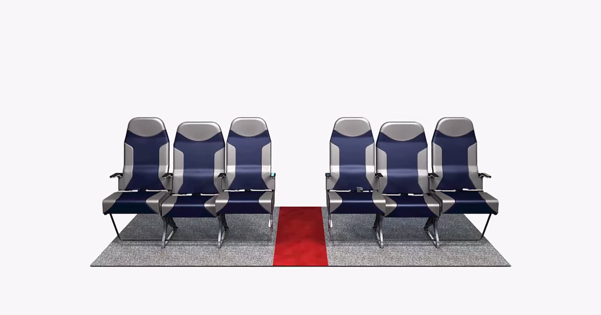 Airplane Middle Seat Concept Makes Flying More Comfortable - Thrillist
