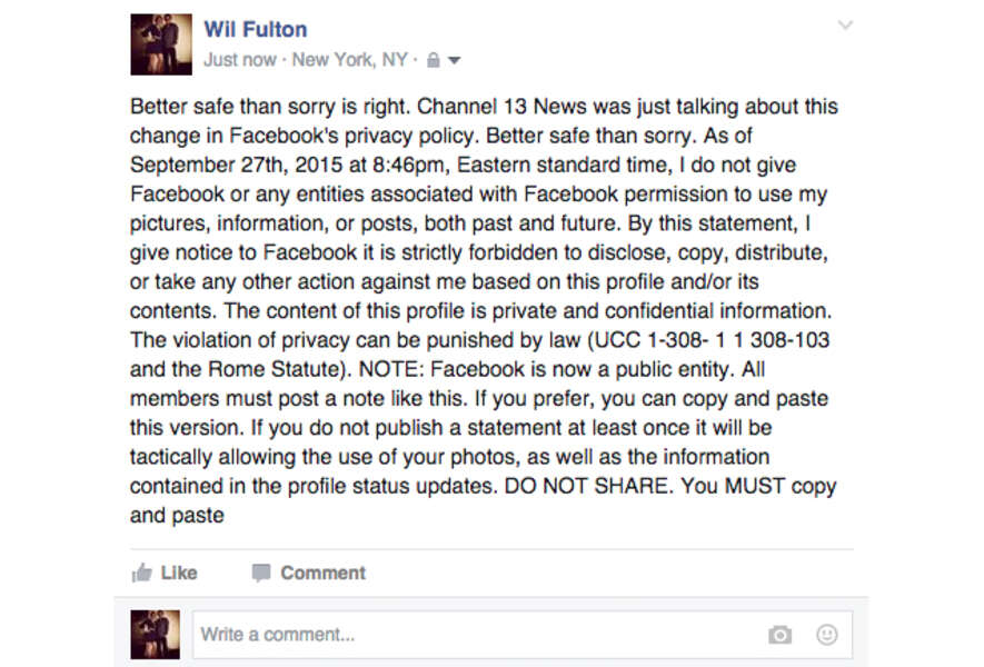 Facebook Privacy Status Hoax - Is the Facebook Privacy Status Real ...