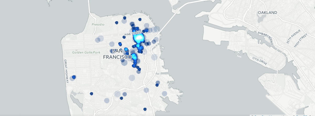 Map Charts San Francisco's Public Pooping Problem - Thrillist
