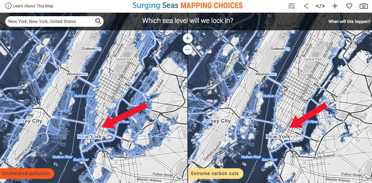 Cities That Will Be Underwater Because Of Carbon Emissions - PNAS ...