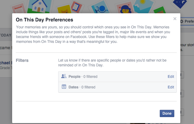 Facebook Bad Memory Filter On This Day - How To Remove Memories From ...
