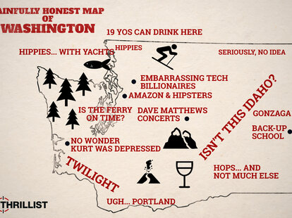 A Painfully Honest Map of Washington [Graphic] - Thrillist