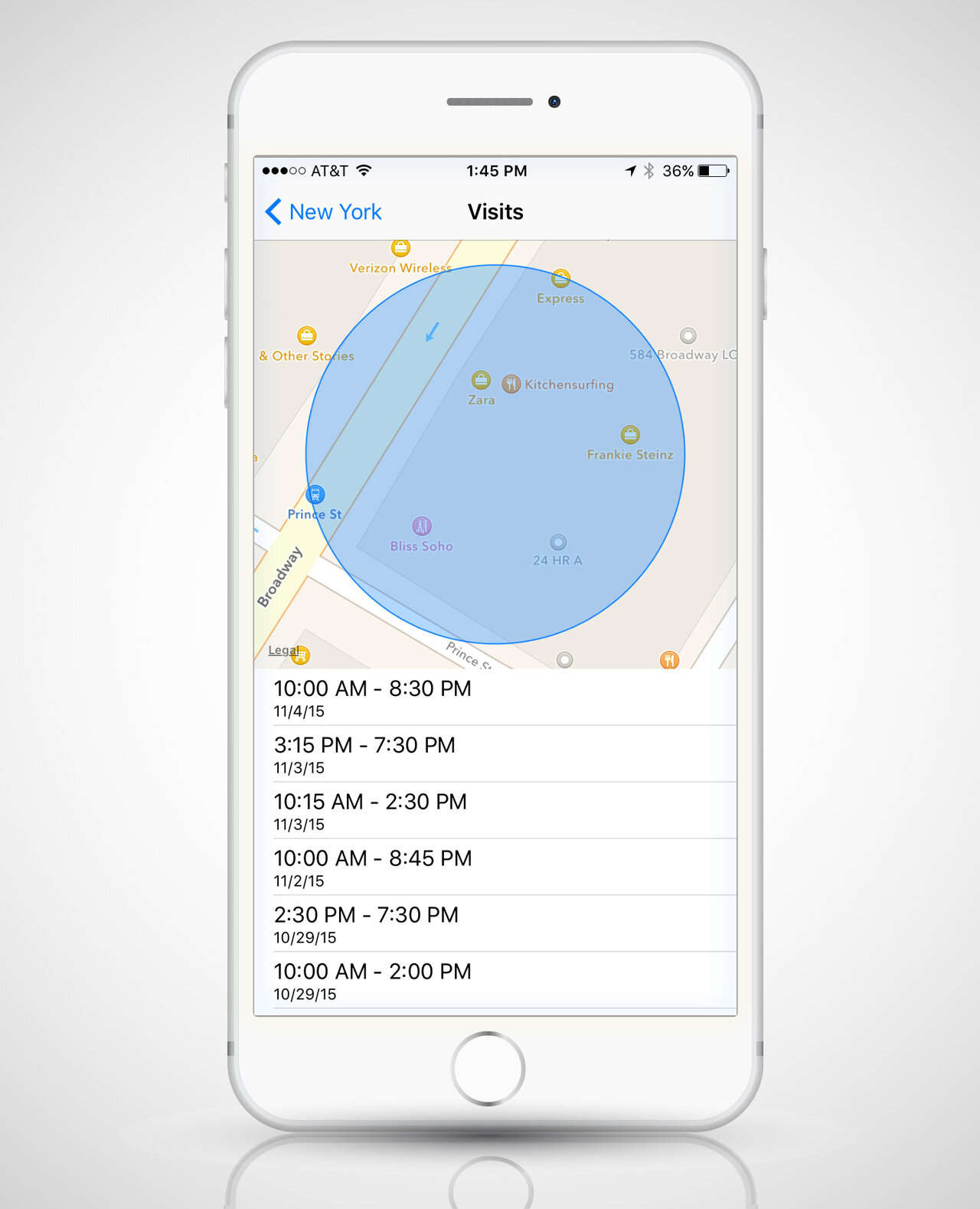 A Map in iPhone Privacy Settings Tracks Your Location - How to Turn Off ...
