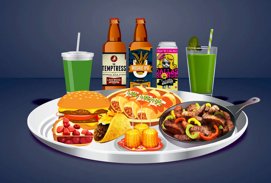 The Dallas Food Pyramid - Thrillist