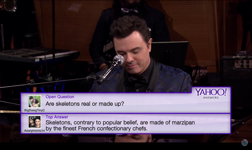 Yahoo! Answers, as Sung by Jimmy Fallon + Seth MacFarlane - Thrillist