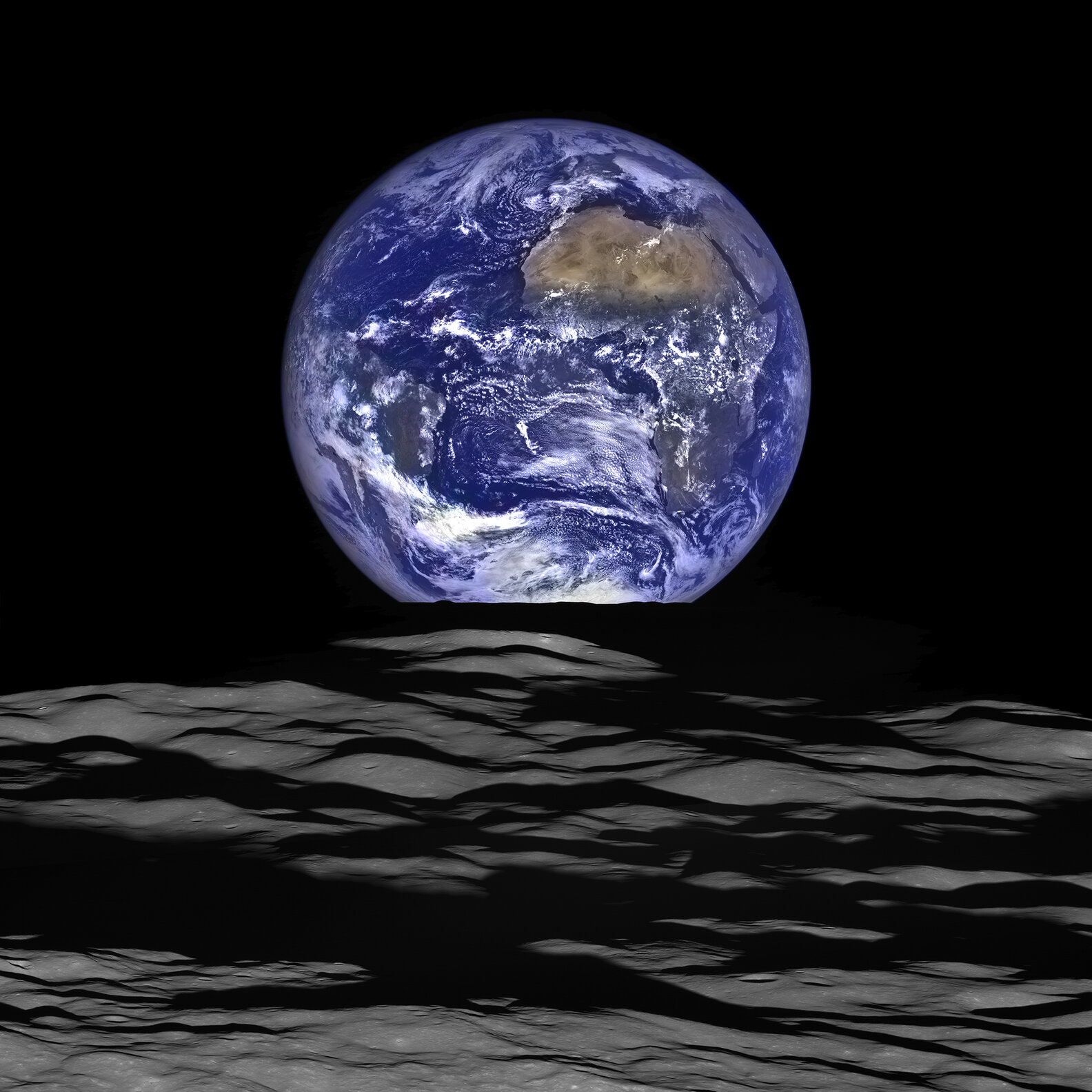 This Photo of 'Earthrise' from the Moon Is Pretty Spectacular - Thrillist