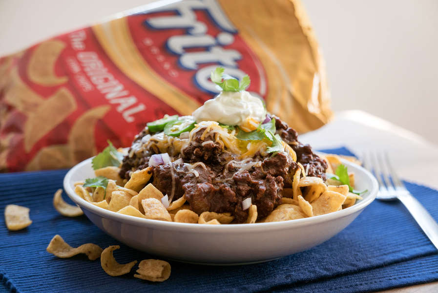 This Frito Pie Recipe Is Made With Mole Chili - Thrillist