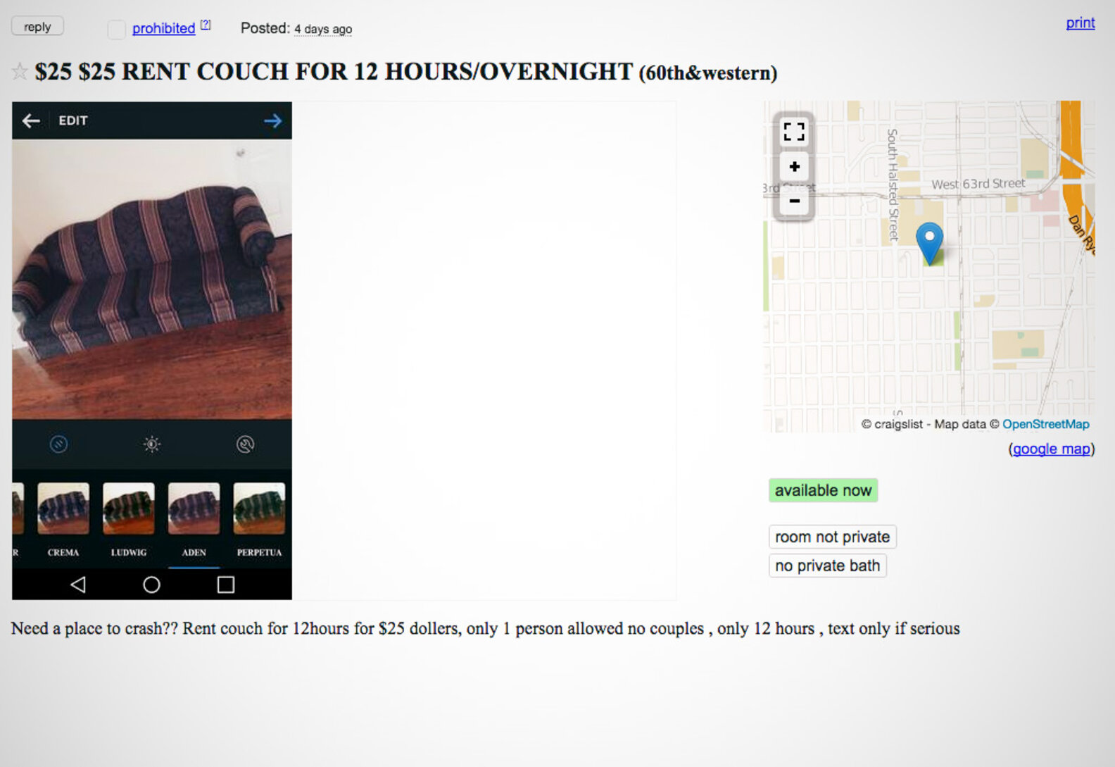 The Weirdest Chicago Roommate Ads on Craigslist - Thrillist