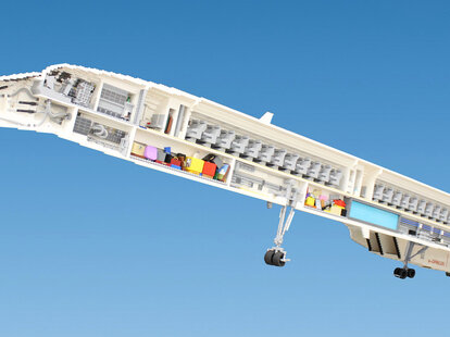 This 65,000-Piece LEGO Concorde Features Seats, Luggage Inside - Thrillist