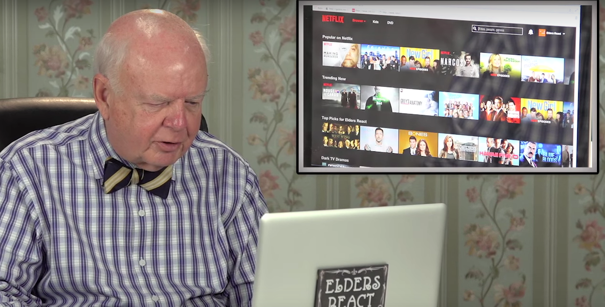 Old People Use Netflix (Video) - Thrillist