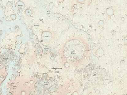 Mars Landscape Map by Ordnance Survey - Thrillist
