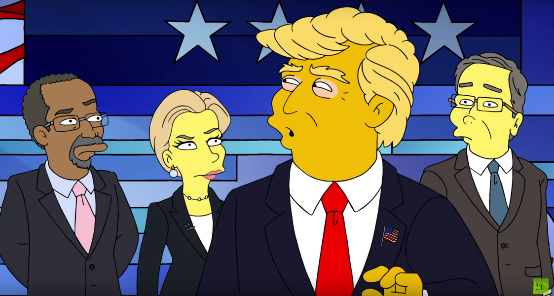 The Simpsons Makes Fun of the 2016 Presidential Election - Thrillist