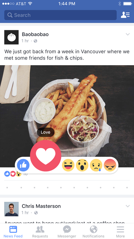 Facebook Reaction Buttons - Thrillist