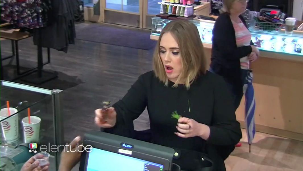 Adele Jamba Juice Prank With Ellen DeGeneres - Thrillist