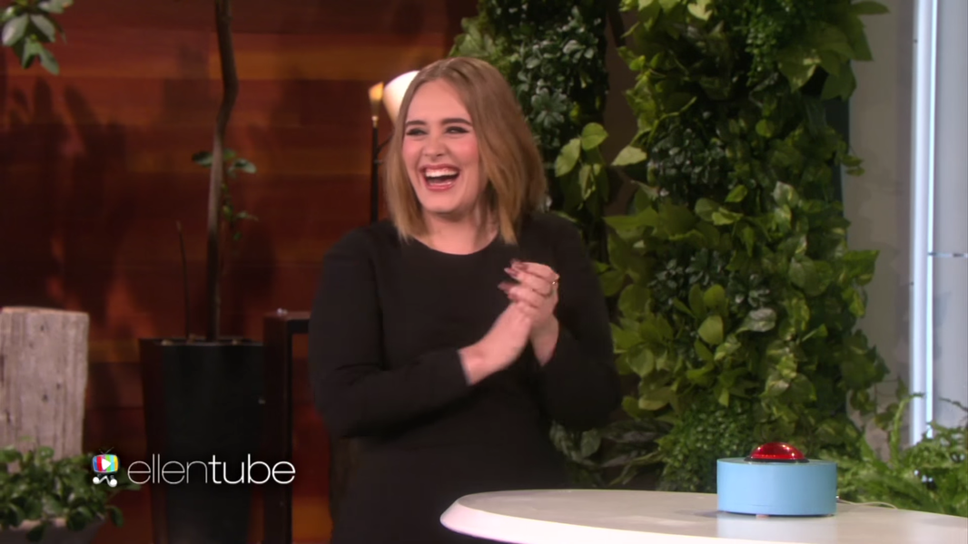 Adele's Calls a Vagina 'Pizza' on The Ellen Show - Thrillist