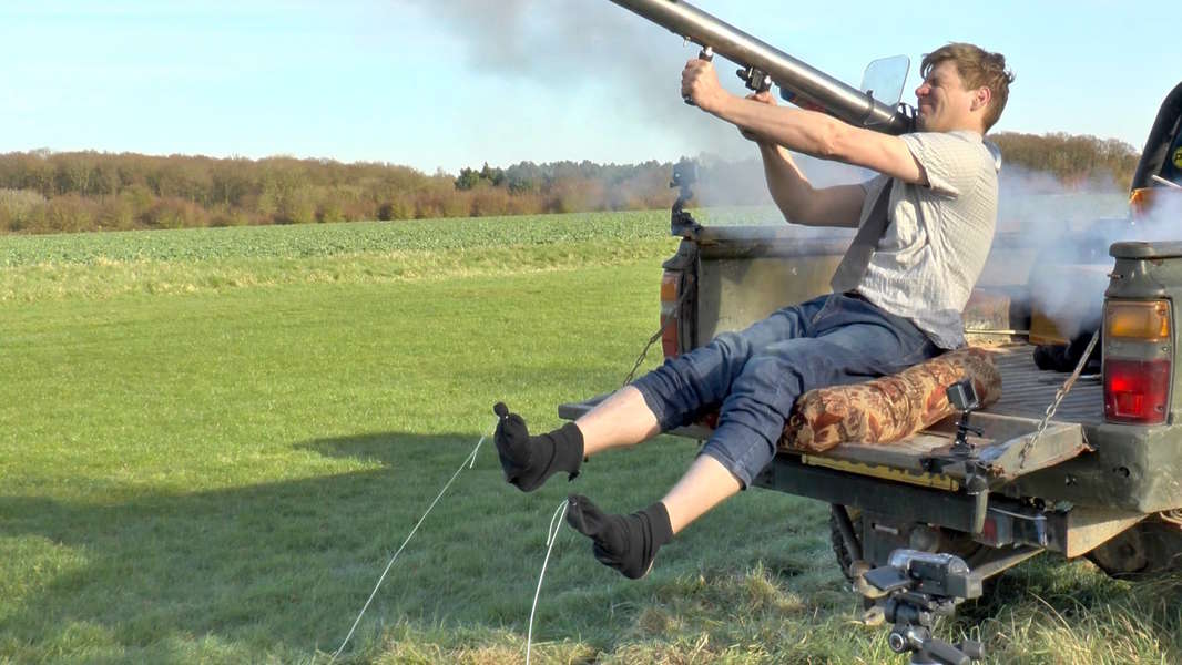 Man Removes Socks with a Rocket Launcher Colin Furze (Video) - Thrillist