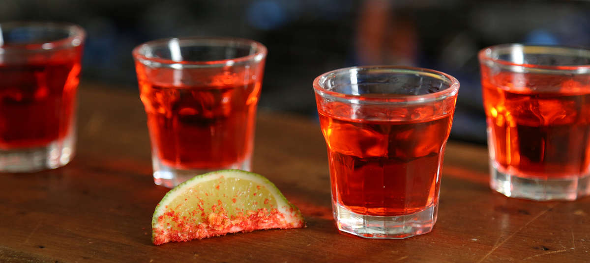 Flamin' Hot Tequila Shots Recipe - Thrillist