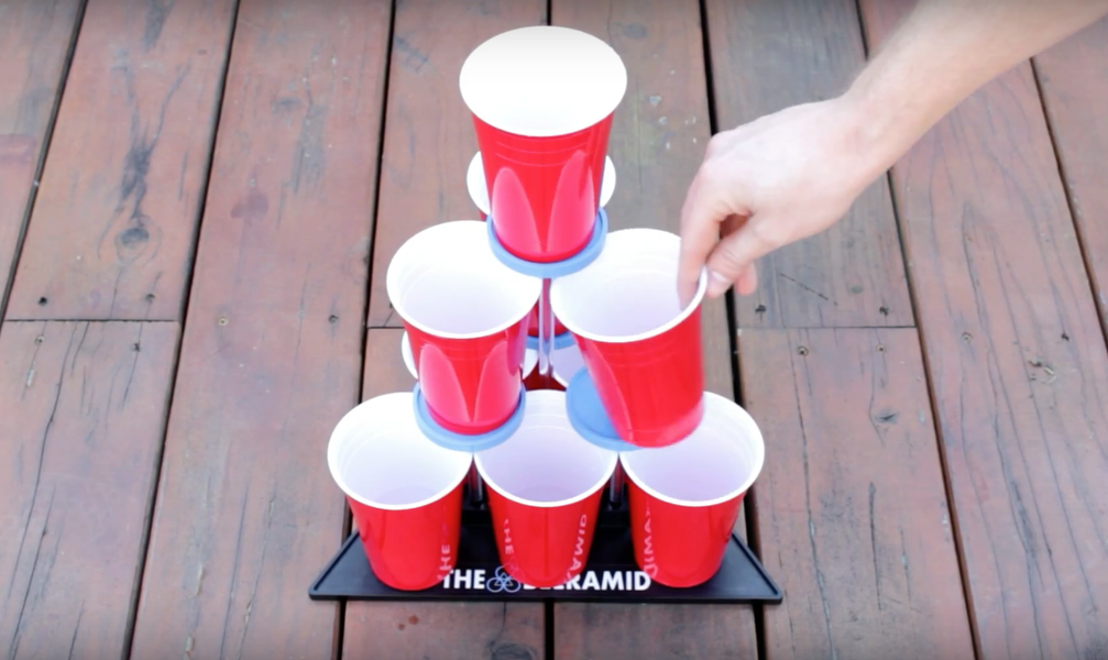 The Beeramid Beer Pong Game by Adrian Cox - Thrillist